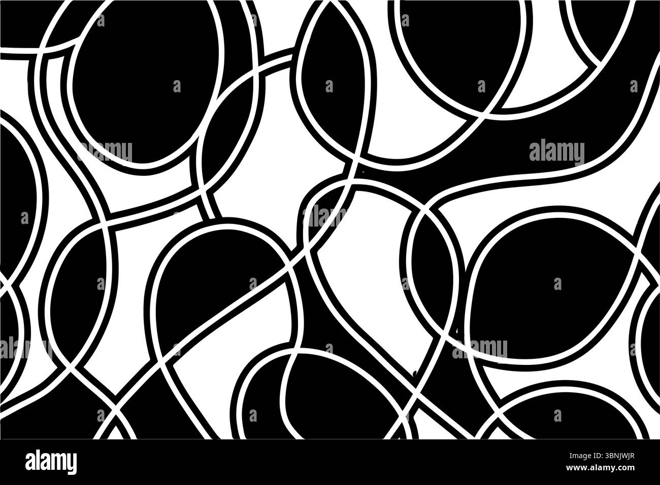 Groovy Abstract Black and White Background Stock Vector Image & Art - Alamy