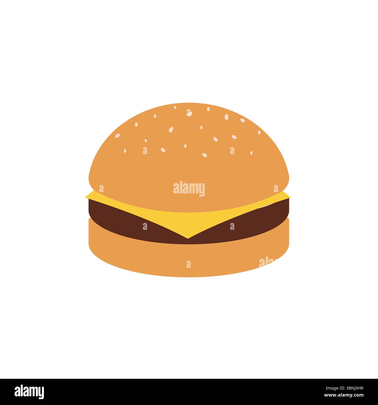 burger food hamburger fast food delicious snack emoji symbol sign icon ...