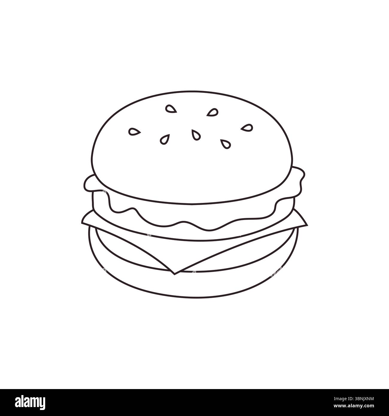 burger food hamburger fast food delicious snack emoji symbol sign icon ...
