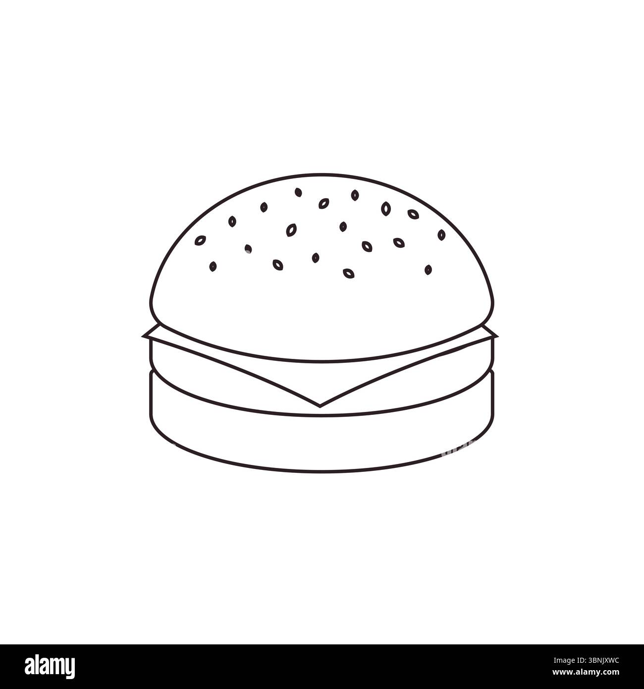 burger food hamburger fast food delicious snack emoji symbol sign icon ...
