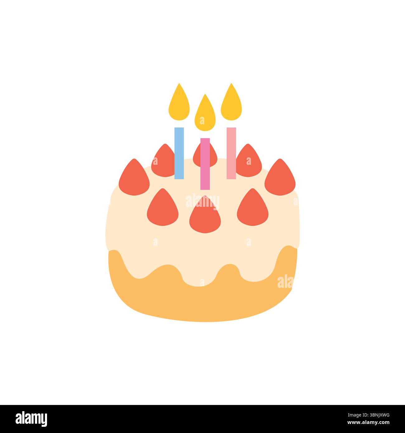birthday cake strawberry shortcake delicious dessert food sweet emoji ...