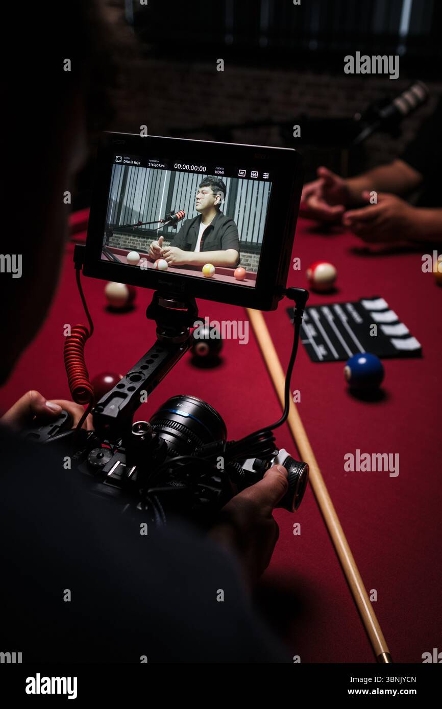 Filming in progress hi-res stock photography and images - Alamy