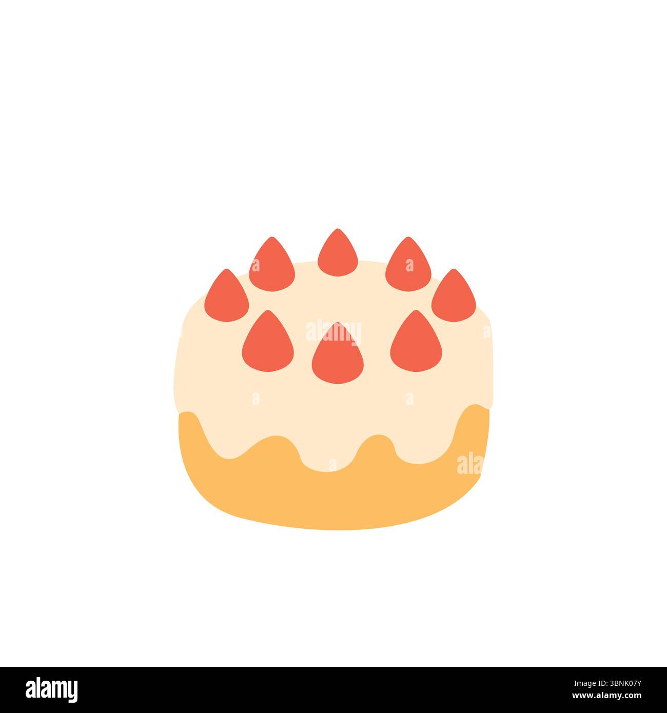 birthday cake strawberry shortcake delicious dessert food sweet emoji ...