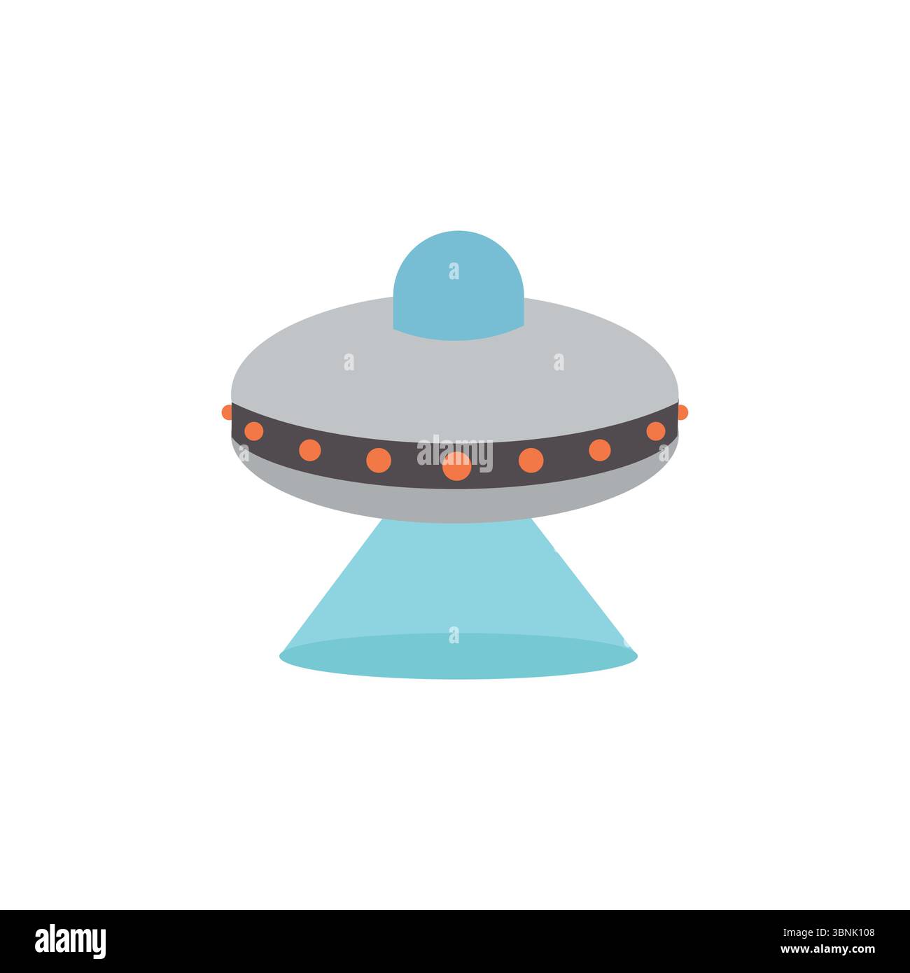 ufo alien flying saucer emoji symbol sign icon vector illustration ...