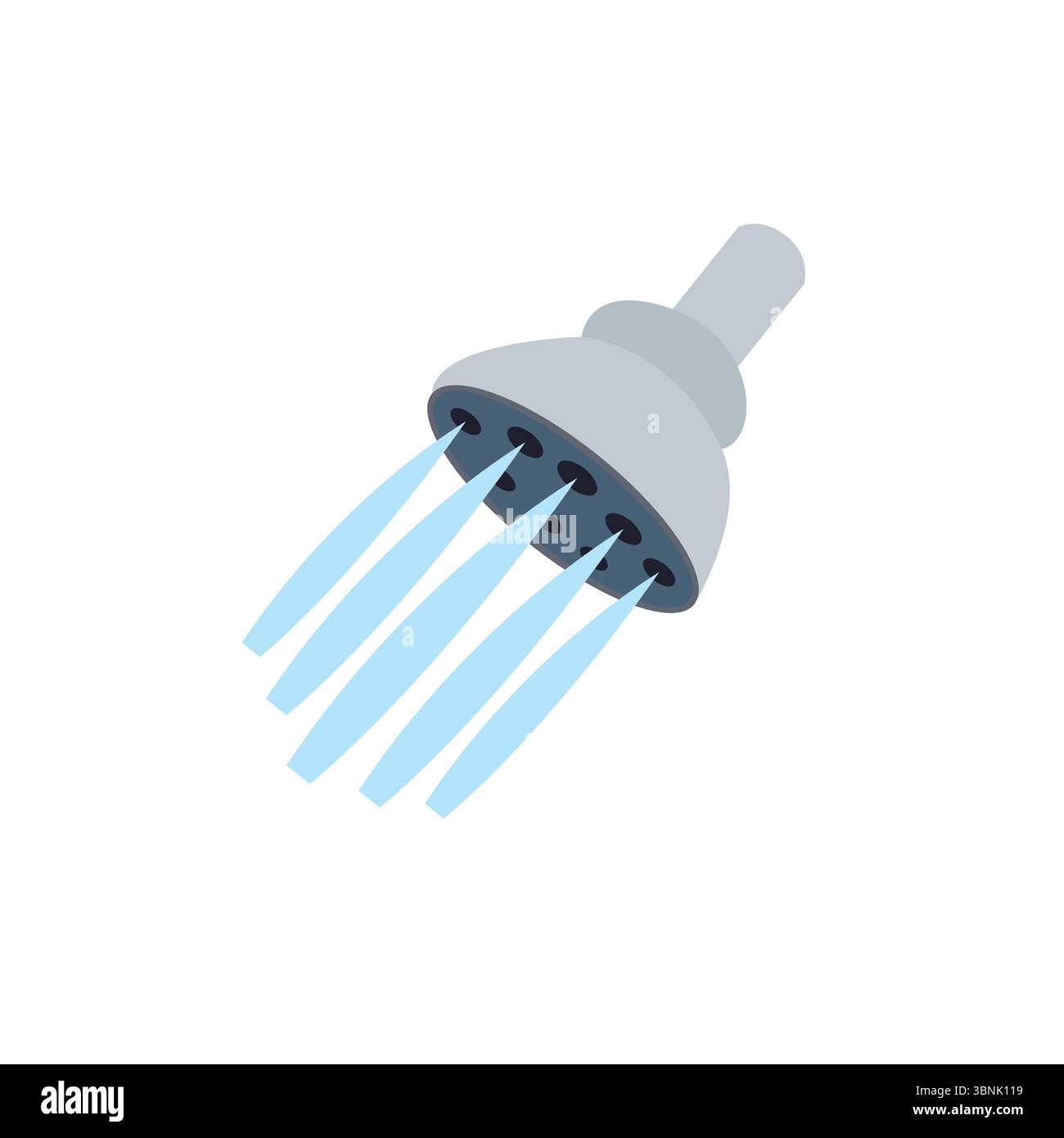 shower head emoji symbol sign icon vector illustration Stock Vector ...