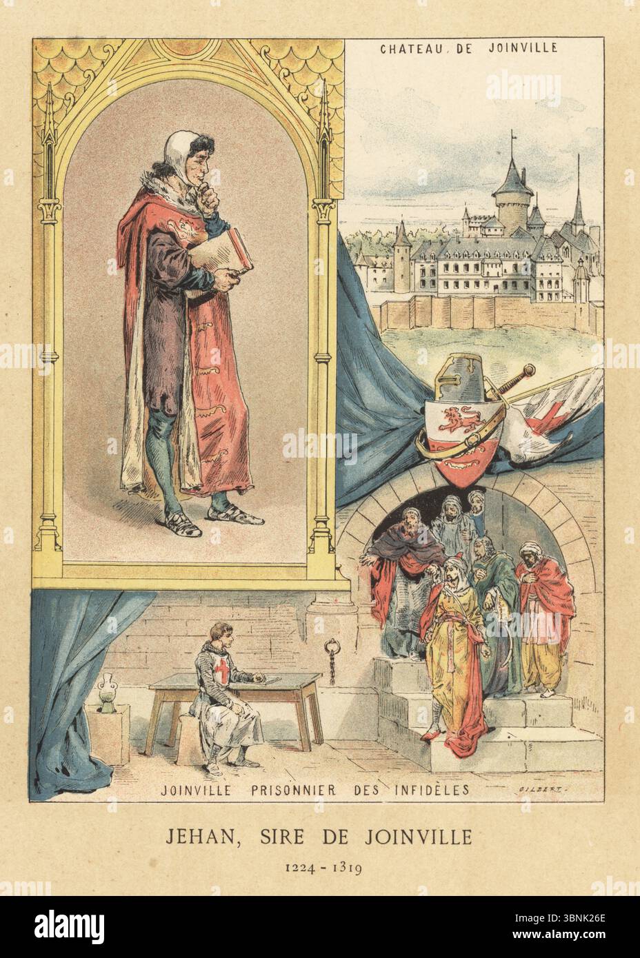 Jean de Joinville or Jehan, Sire de Joinville, French chronicler, 1224 ...