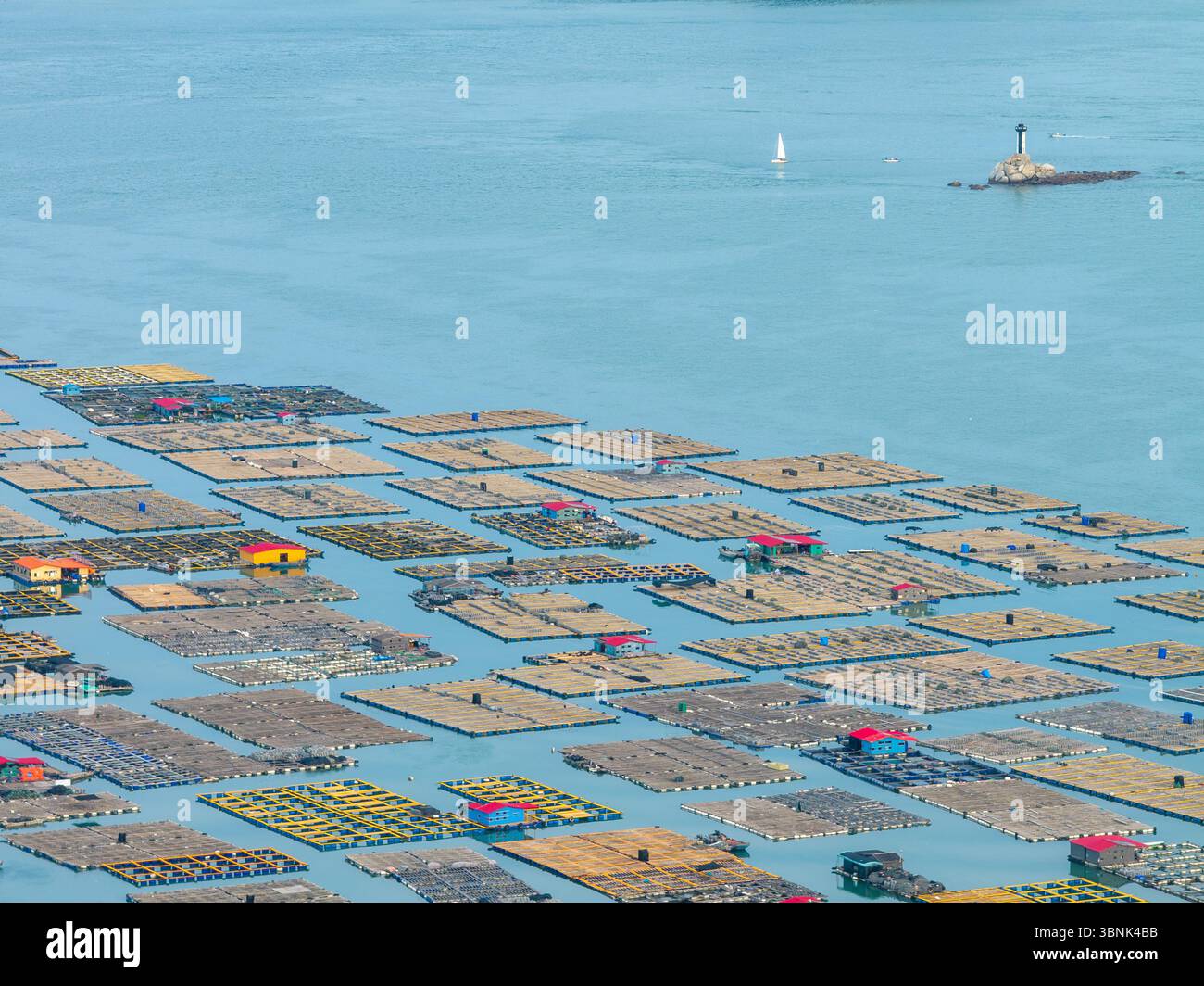 Aerial Photo Shows The Marine Granary In Dongshan County Zhangzhou