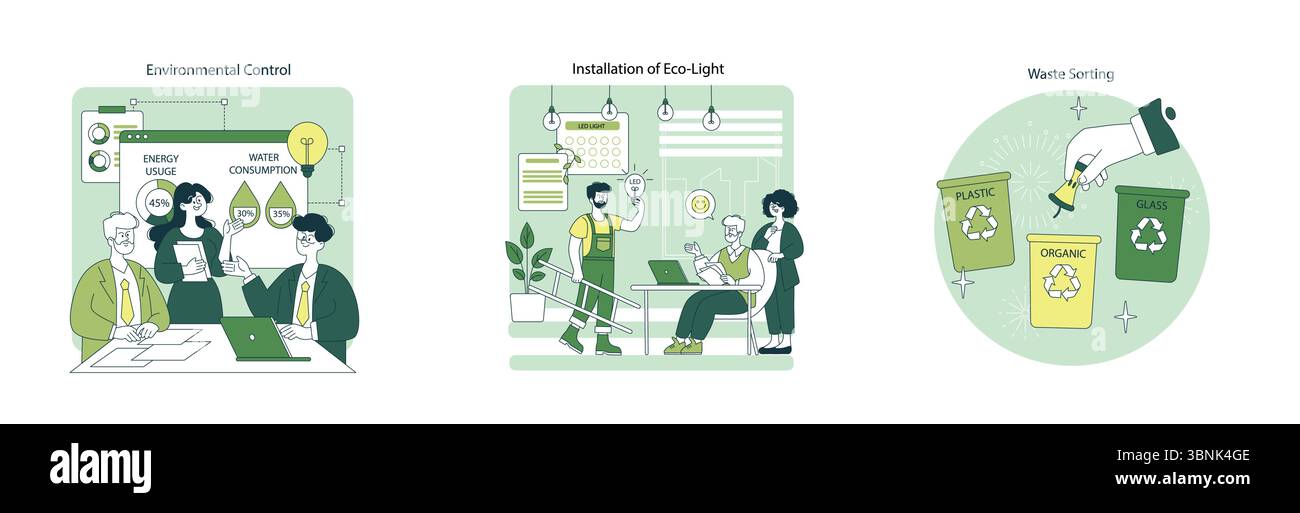 Sorting installation Stock Vector Images - Alamy