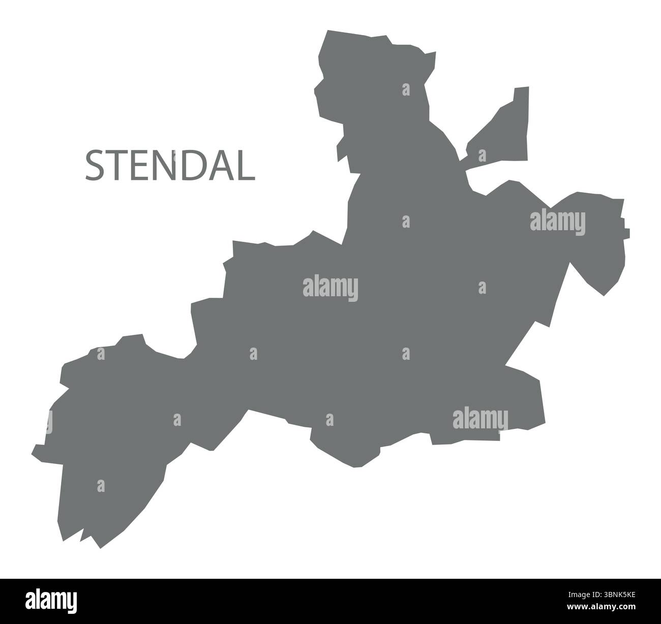 Stendal city map with boroughs grey illustration silhouette shape Stock Vector Image & Art - Alamy
