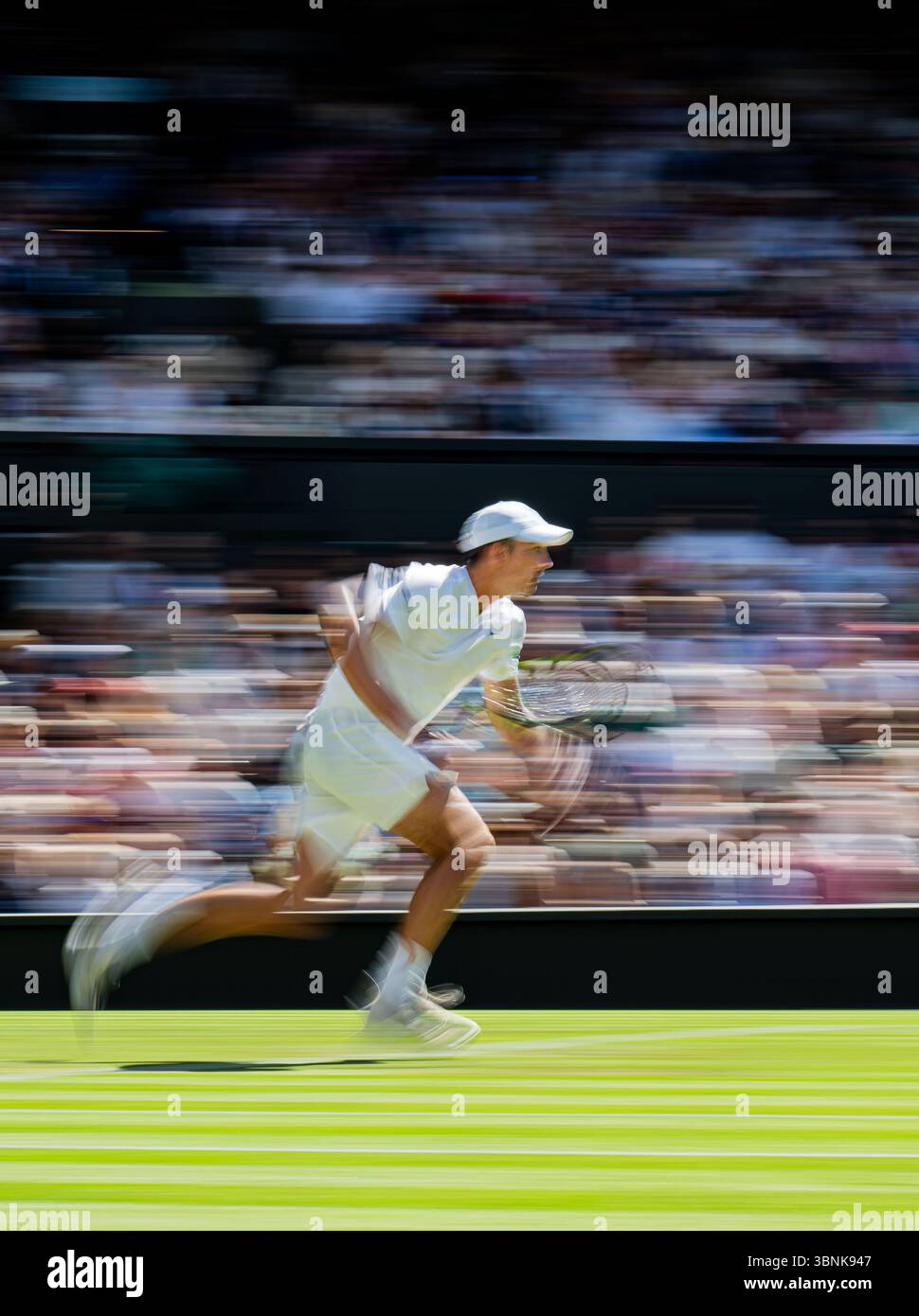 250702 Oliver Tarvet of Great Britain competes in a second round ...