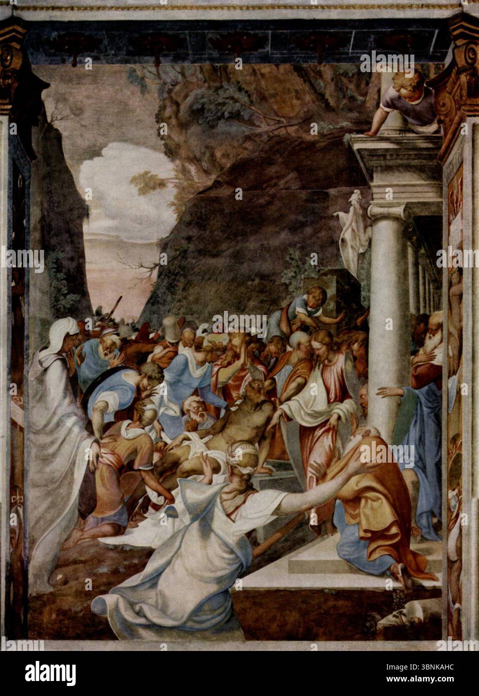 The Resurrection of Lazarus, by Camillo Boccaccino Stock Photo - Alamy