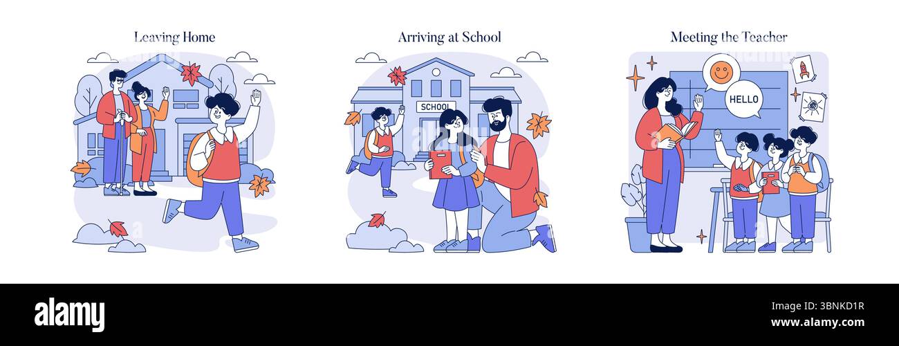 Engaged students Stock Vector Images - Alamy