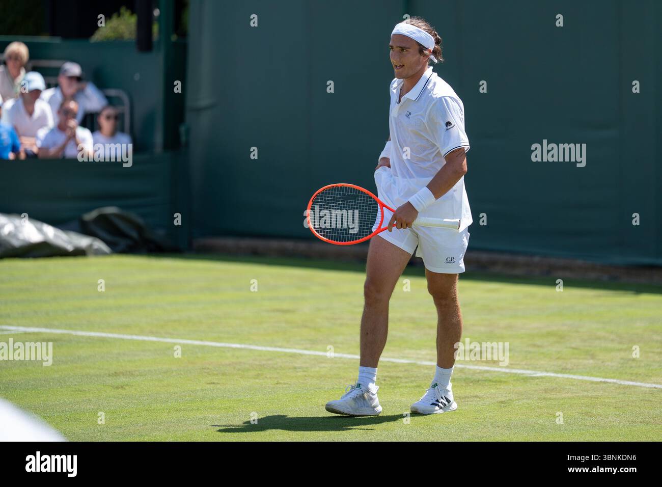 LONDON, ENGLAND - JUNE 30: Mattia Bellucci of Italy during Wimbledon ...