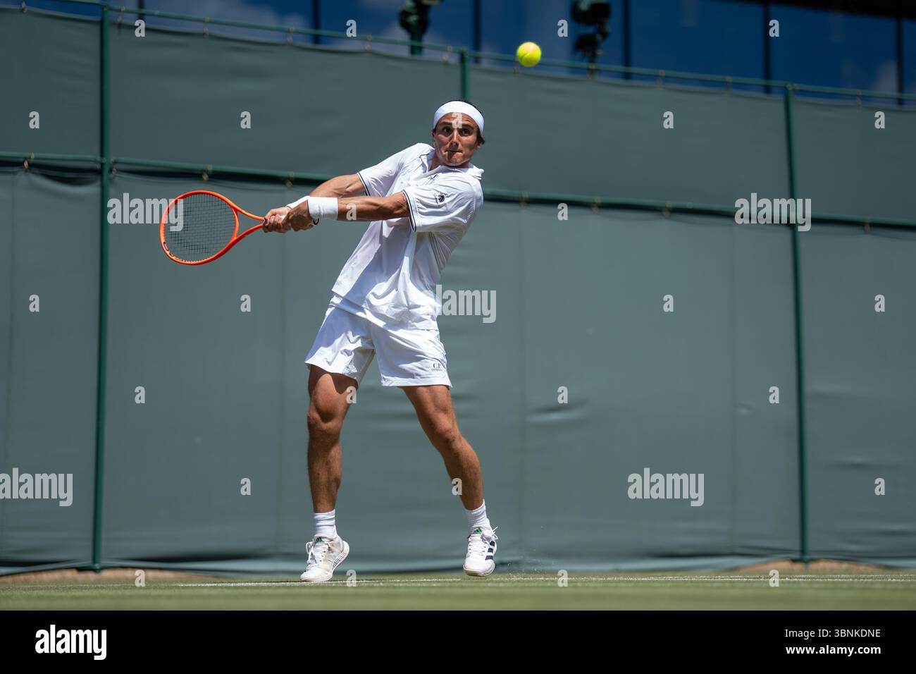 LONDON, ENGLAND - JUNE 30: Mattia Bellucci of Italy during Wimbledon ...