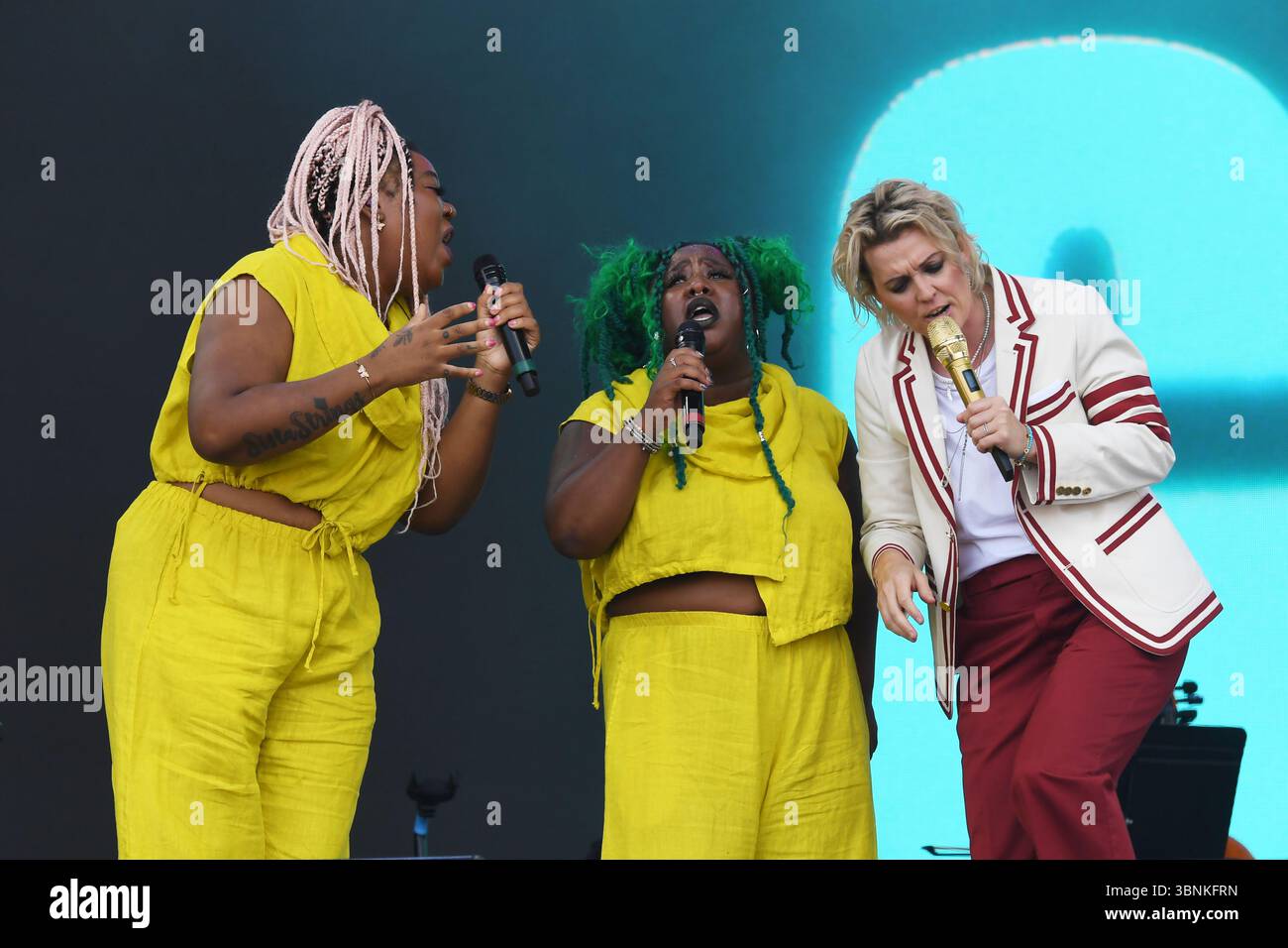 SHEPTON MALLET, ENGLAND - JUNE 28: Brandi Carlile performing on the ...