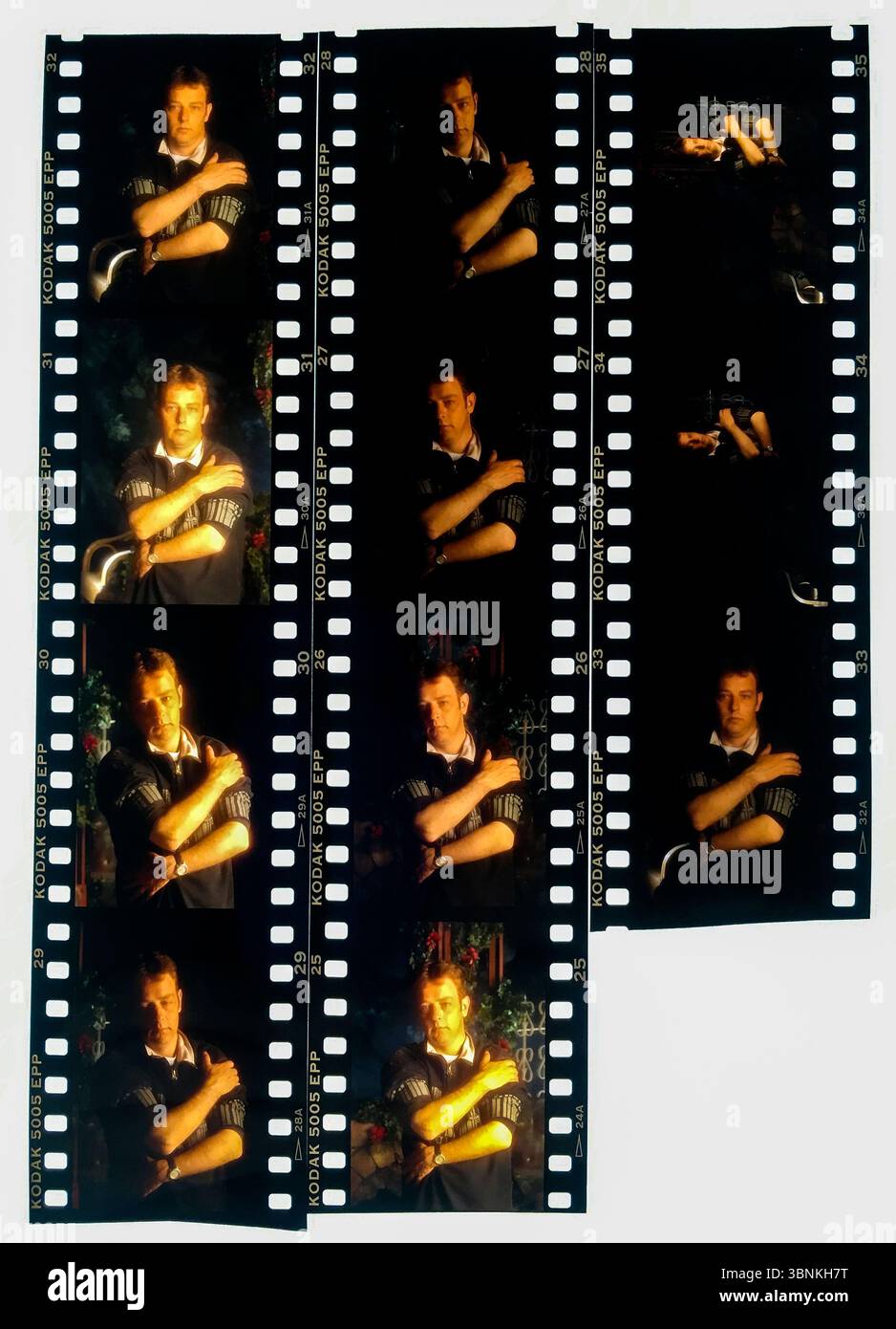 Studio Tuinstraat, Tilburg, Netherlands. Old fashioned contact sheet of ...