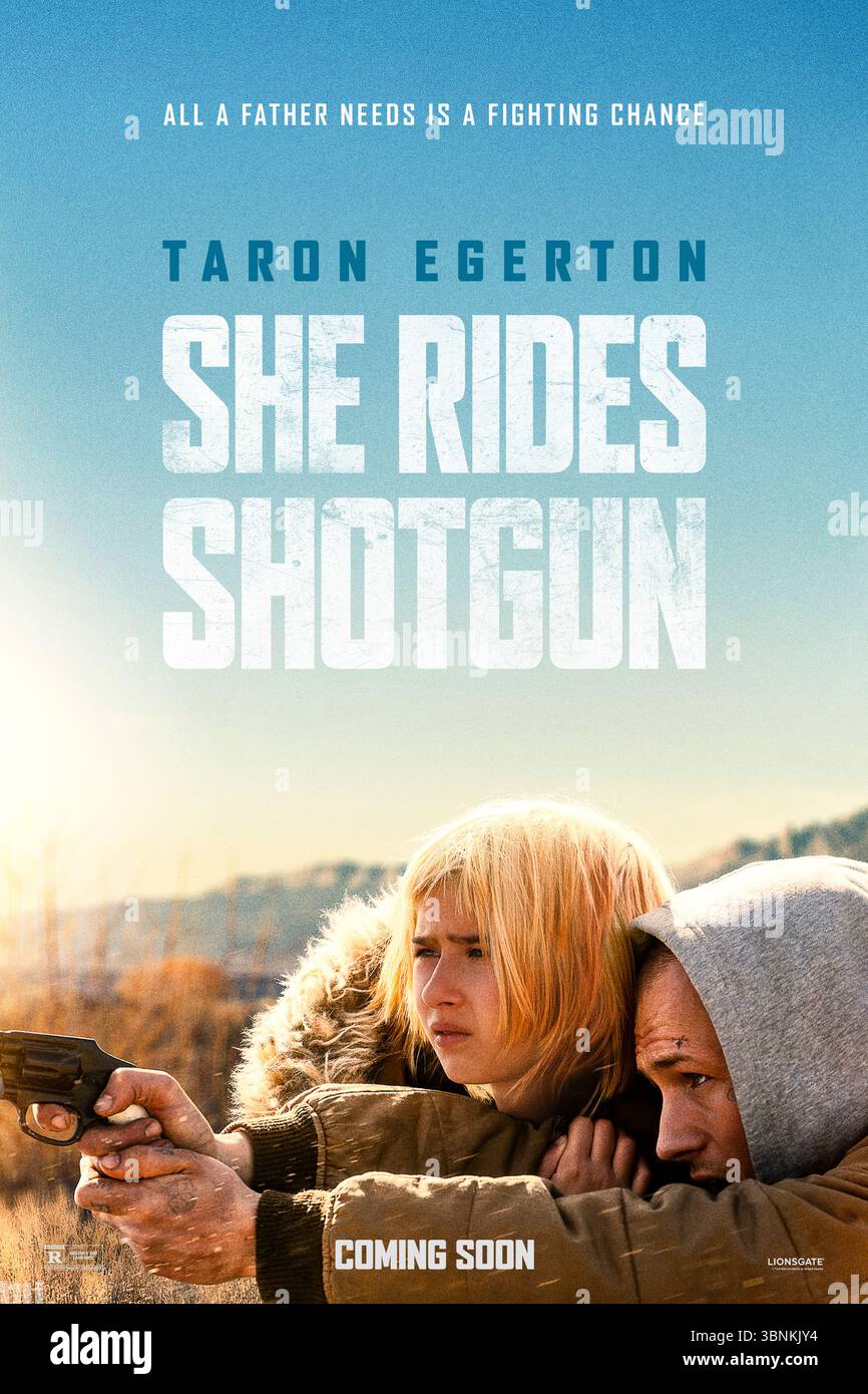 She Rides Shotgun (2025) directed by Nick Rowland and starring Taron ...