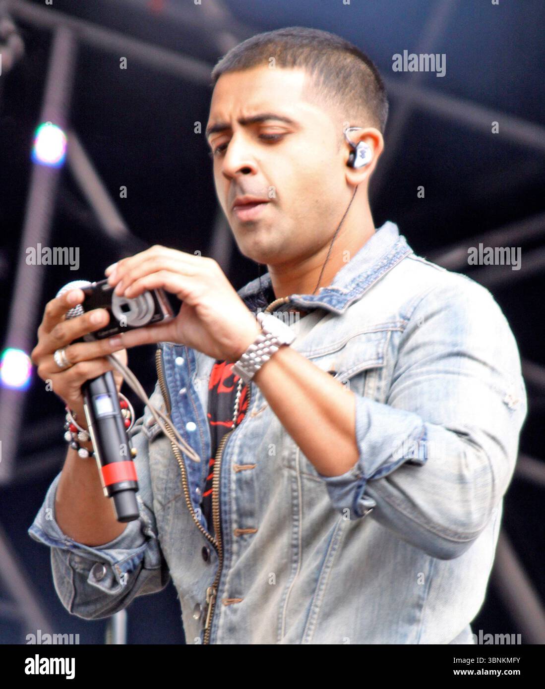 Jay Sean live at Party In The Park in Leeds - 31 July 2011 Stock Photo ...