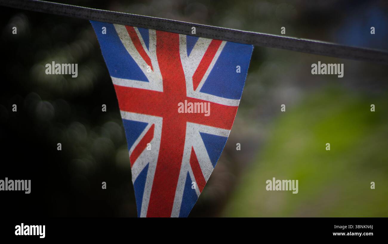 Union Jack Parade Flag Stock Photo - Alamy