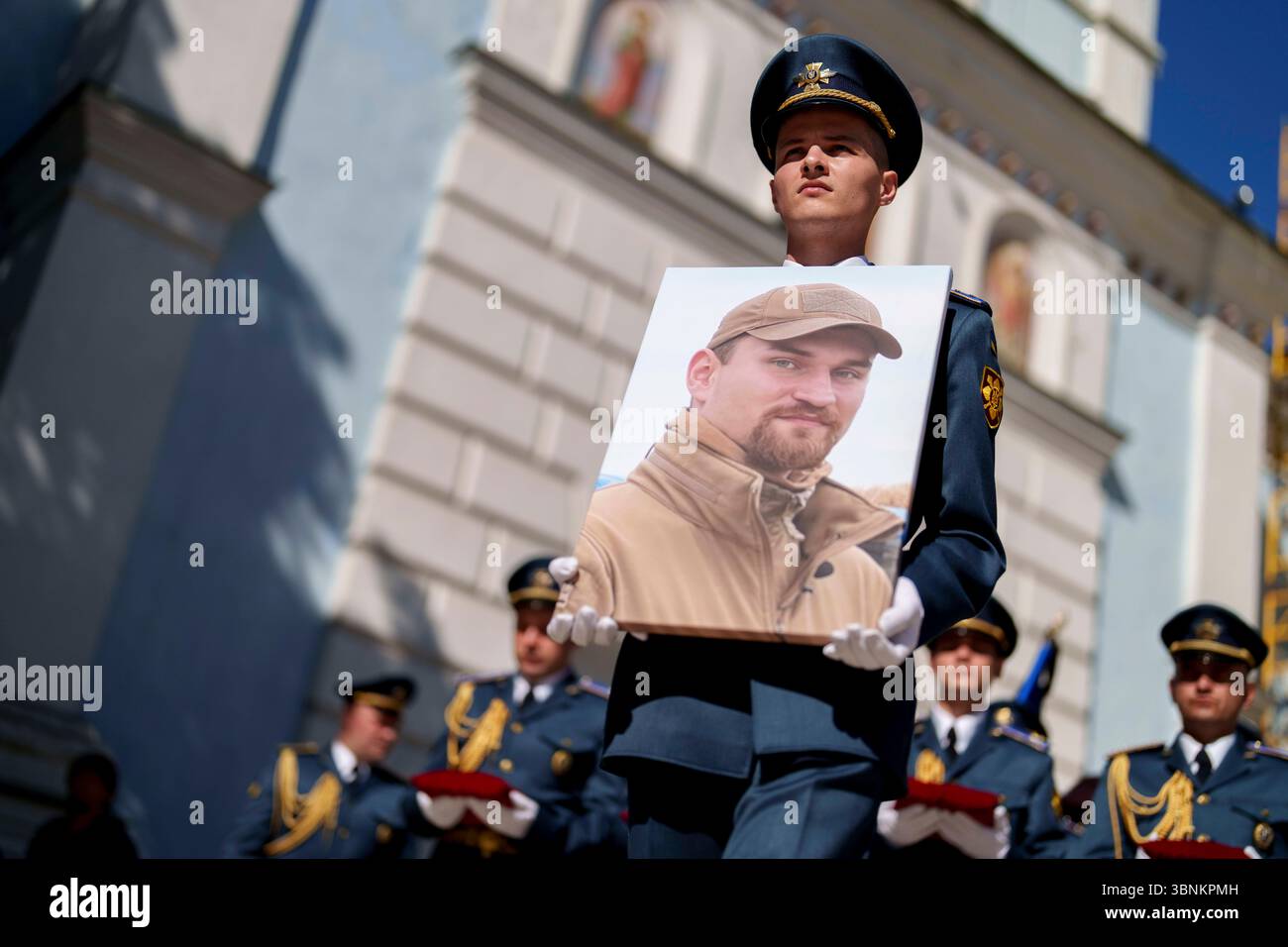 Kyiv, Kyiv City, Ukraine. 3rd July, 2025. Funeral ceremony of F-16 ...