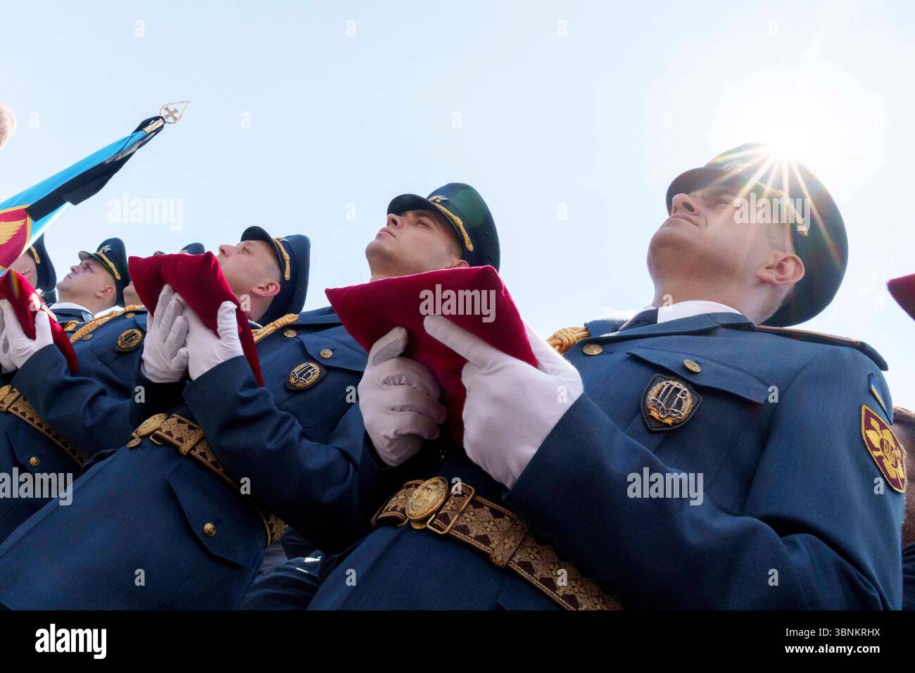 Funeral ceremony of F-16 pilot 1st Class Lt. Col. Maksym Ustymenko ...