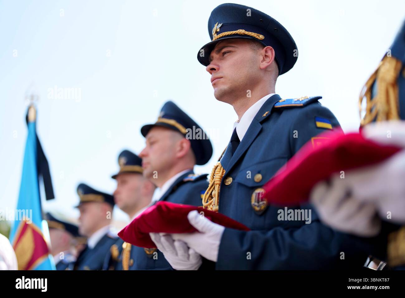 July 3, 2025, Kyiv, Kyiv City, Ukraine: Funeral ceremony of F-16 pilot ...