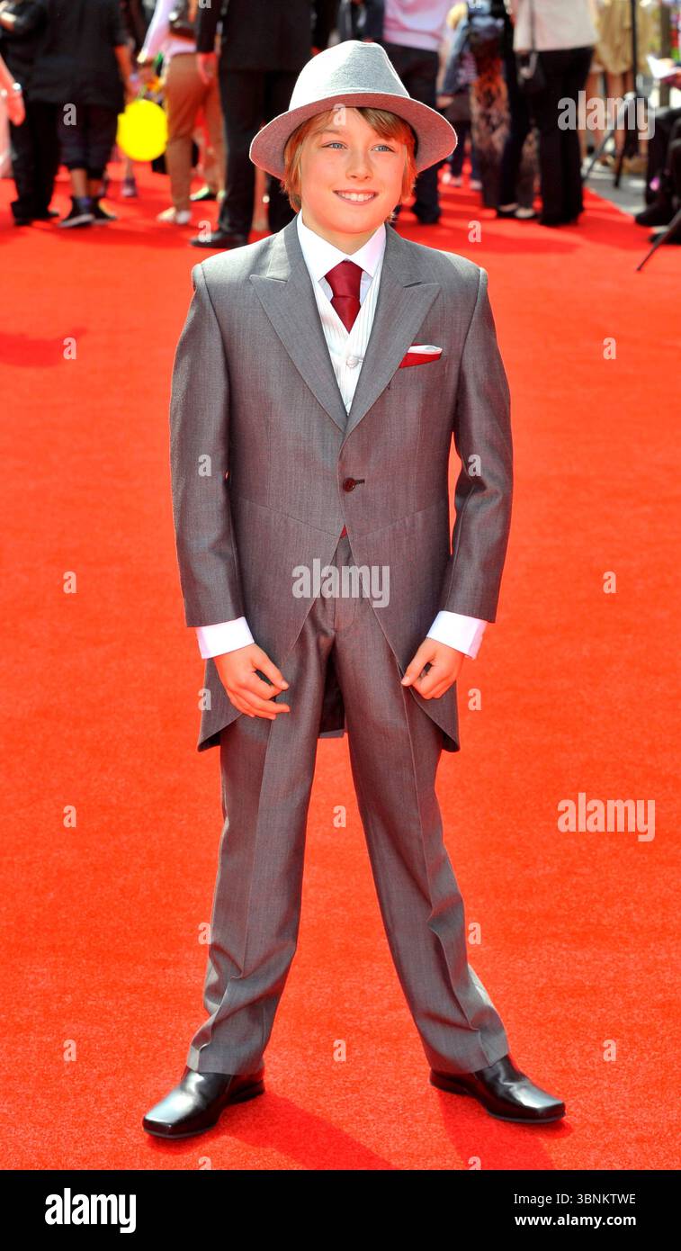 Ross Marron at the world film premiere of "Horrid Henry" at BFI ...