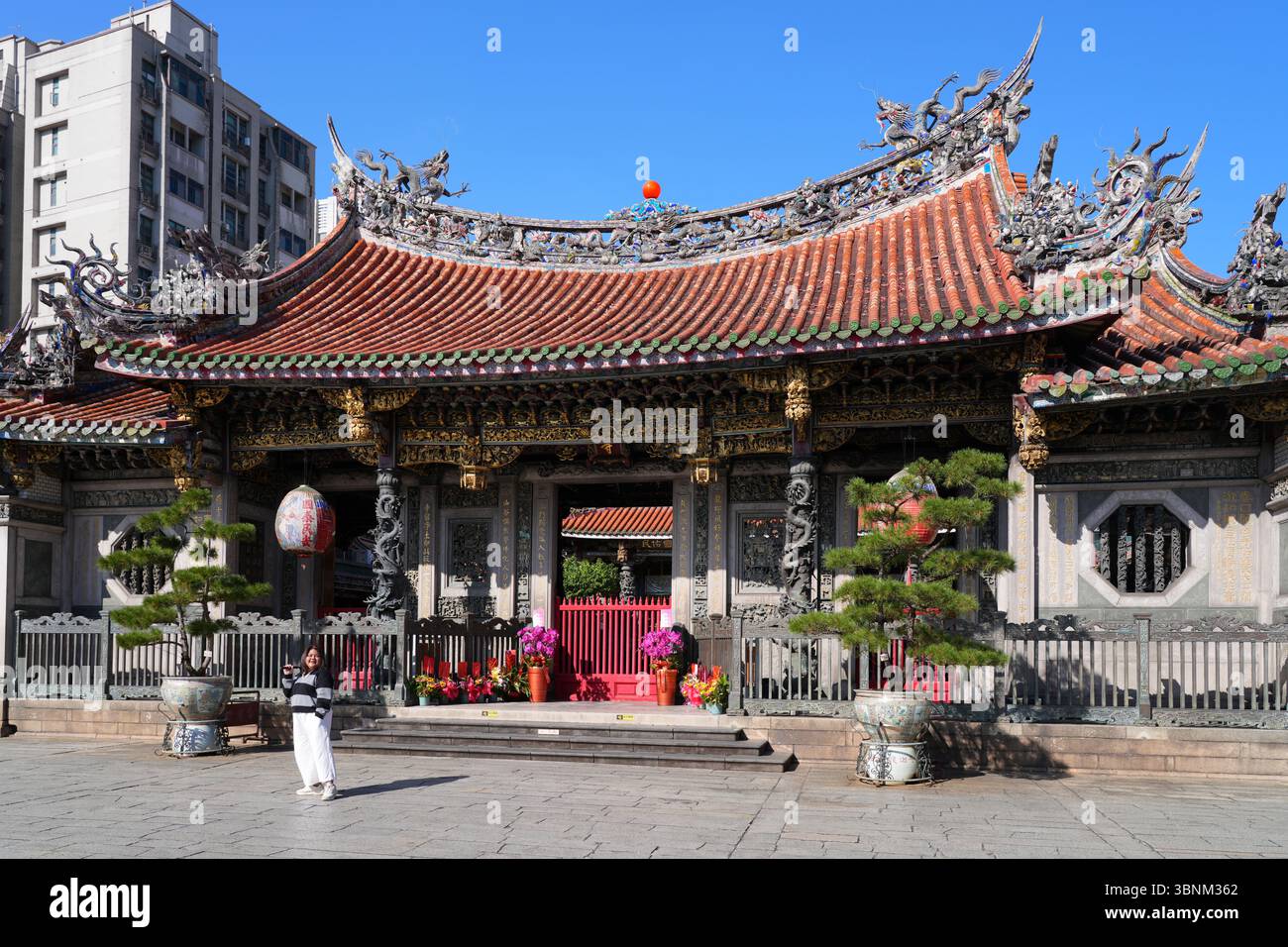 TAIPEI, TAIWAN -13 JAN 2025- View of the Longshan, or Lungshan, Temple ...