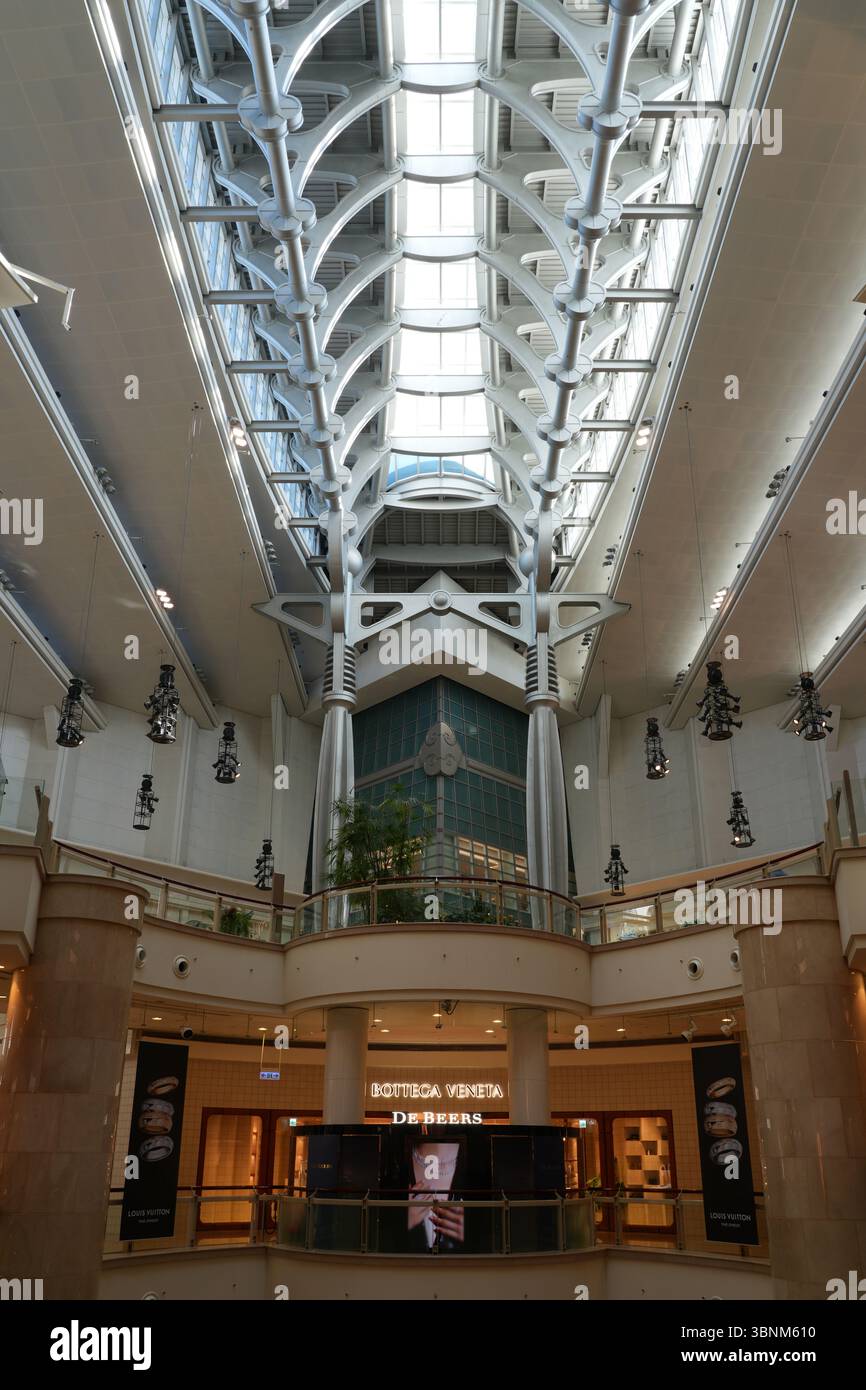 TAIPEI, TAIWAN -13 JAN 2025- Interior view of Taipei 101, the tallest ...
