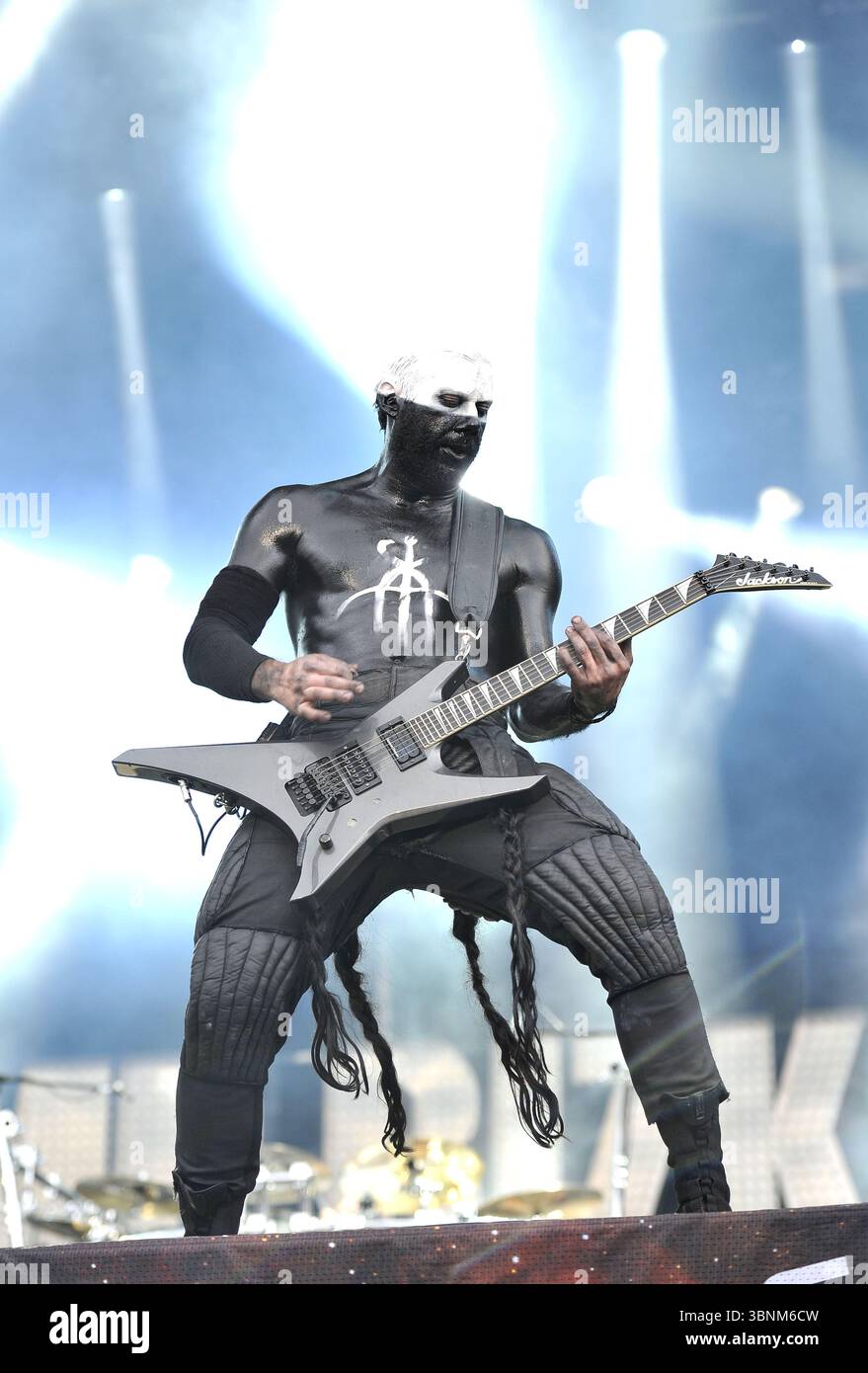 Wes Borland of Limp Bizkit at Sonisphere 2011 at Knebworth House in ...