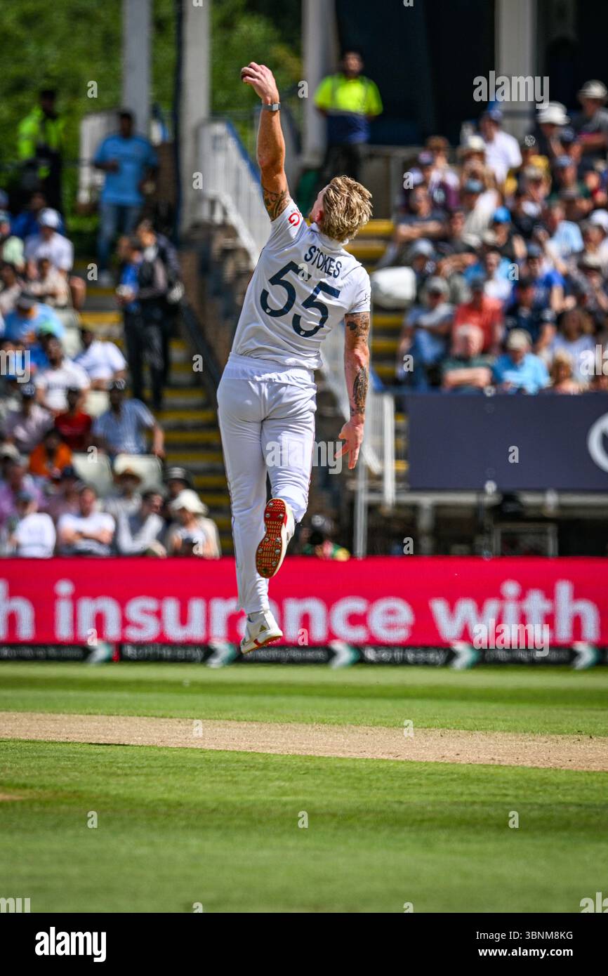 Edgbaston, Birmingham, UK. 3rd July, 2025. Second Rothesay Cricket Test ...
