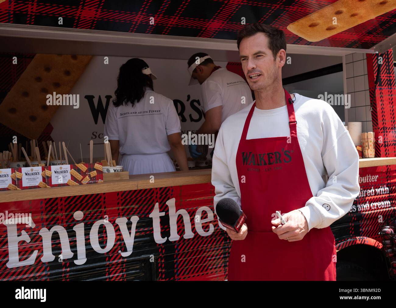 Andy Murray former Wimbledon and US Open tennis champion serves up ...