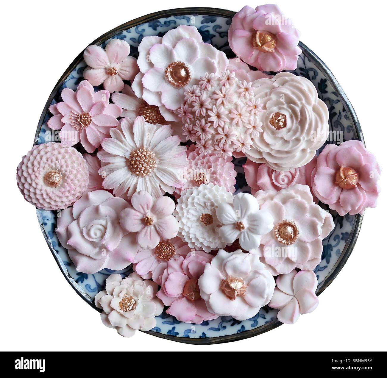 Soft pastel flowers in Cut Out Stock Images & Pictures - Alamy