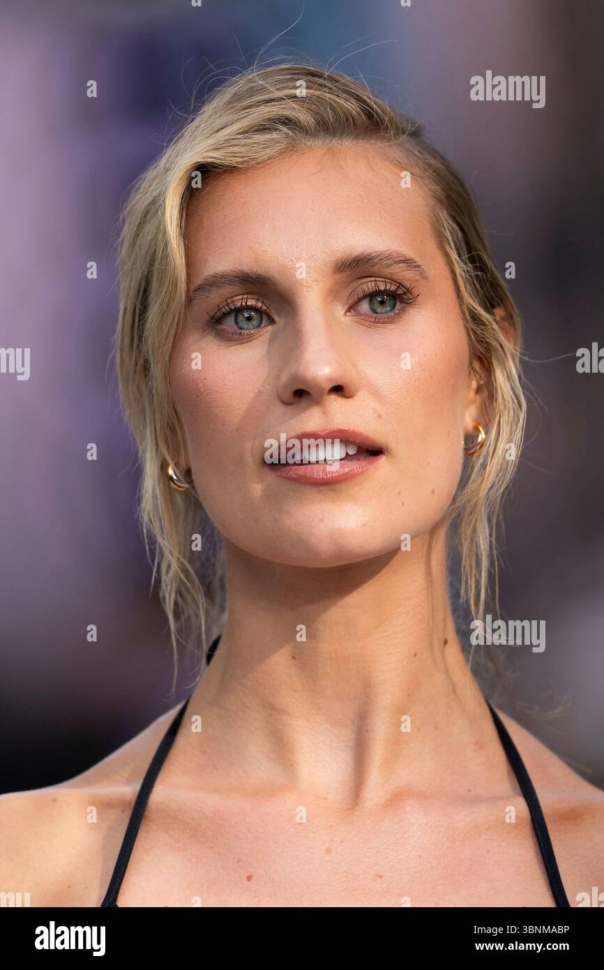 Callie Cooke poses for photographers upon arrival at the premiere of ...