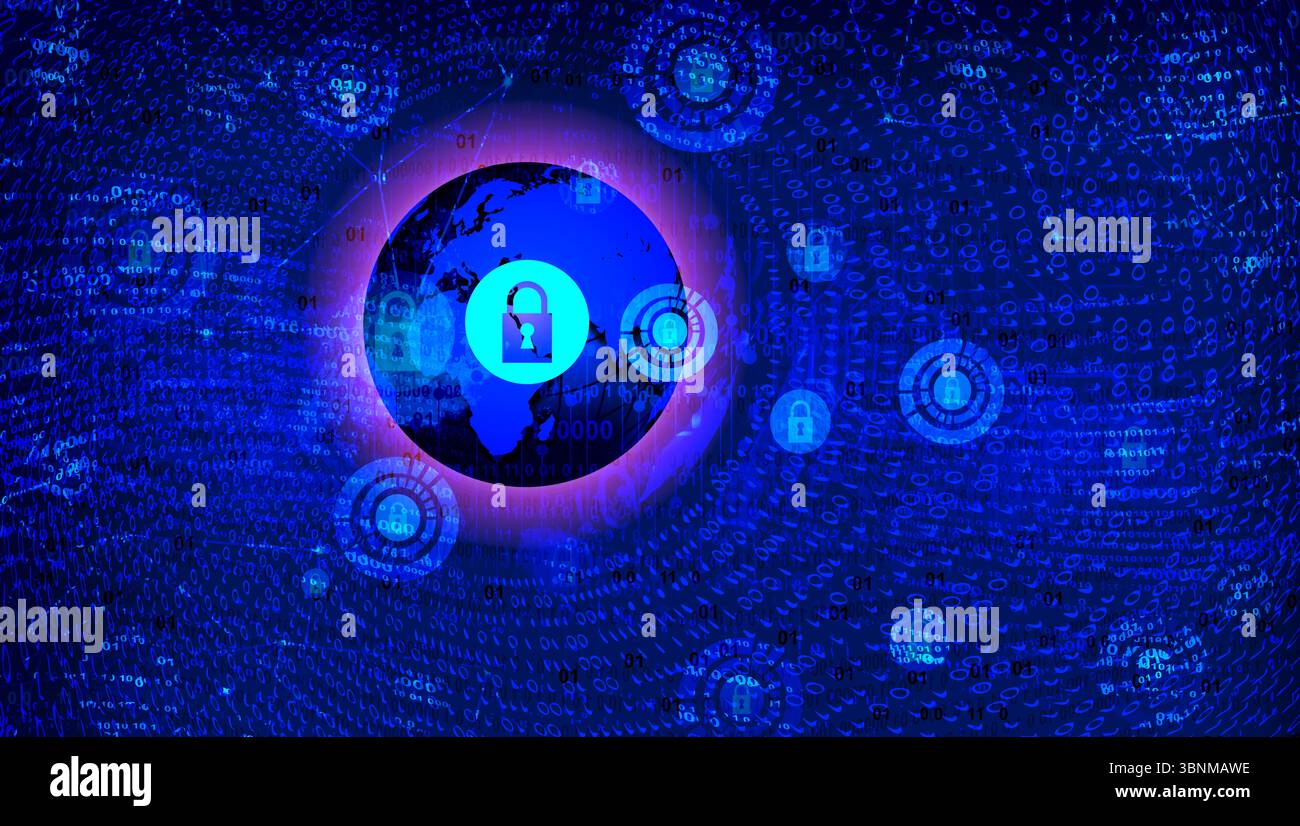 Abstract Artificial intelligence. Technology web background. Virtual ...