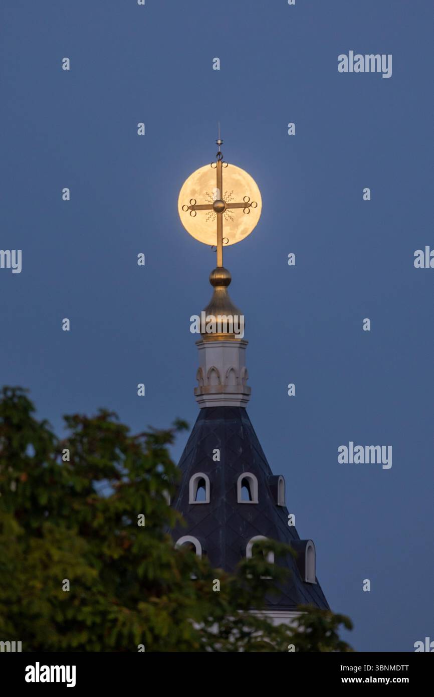 Russian Orthodox Church in Madrid called Santa Maria Magdalena Stock ...