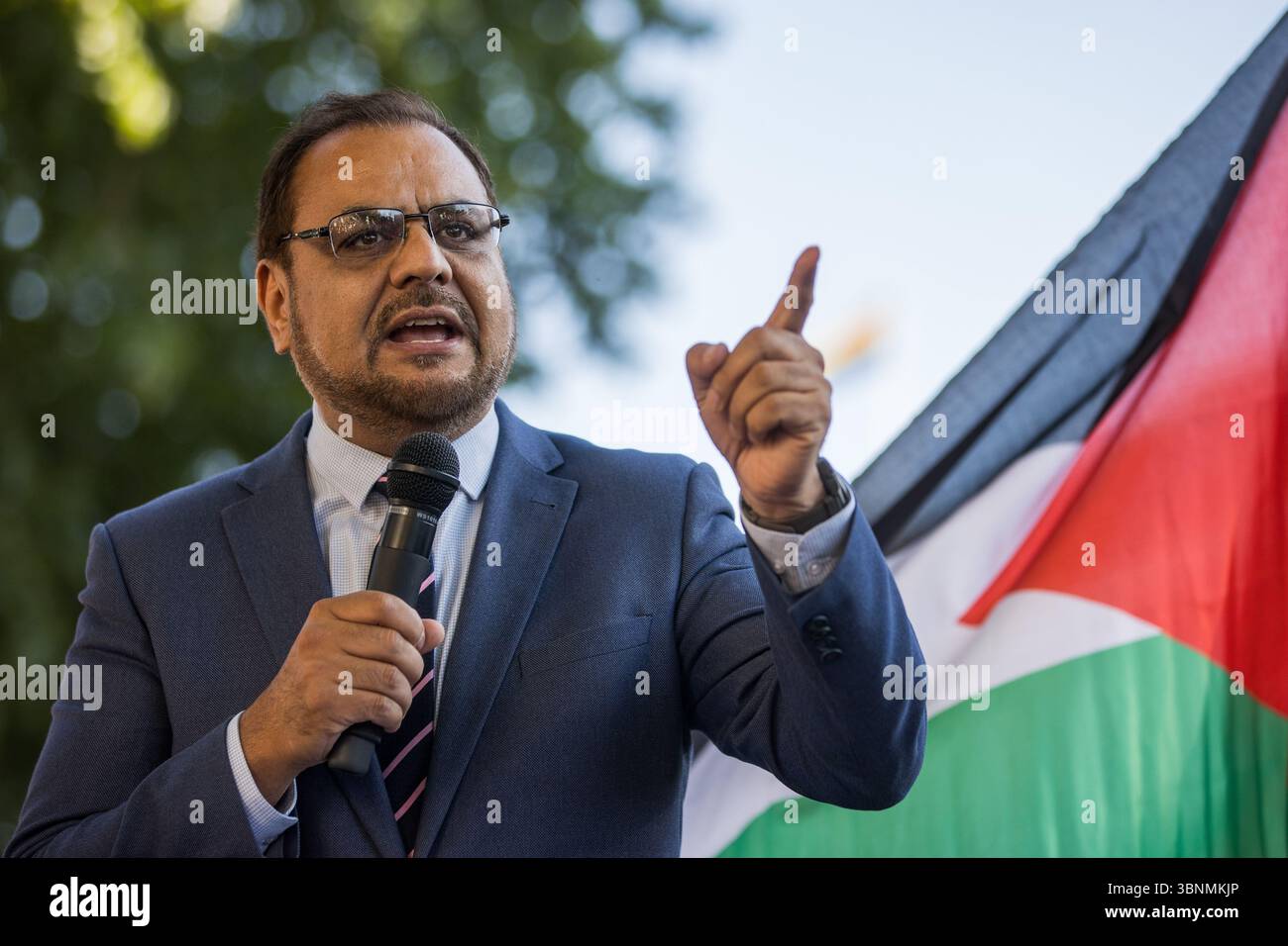London, UK. 2nd July, 2025. Ayoub Khan, Independent MP for Birmingham ...