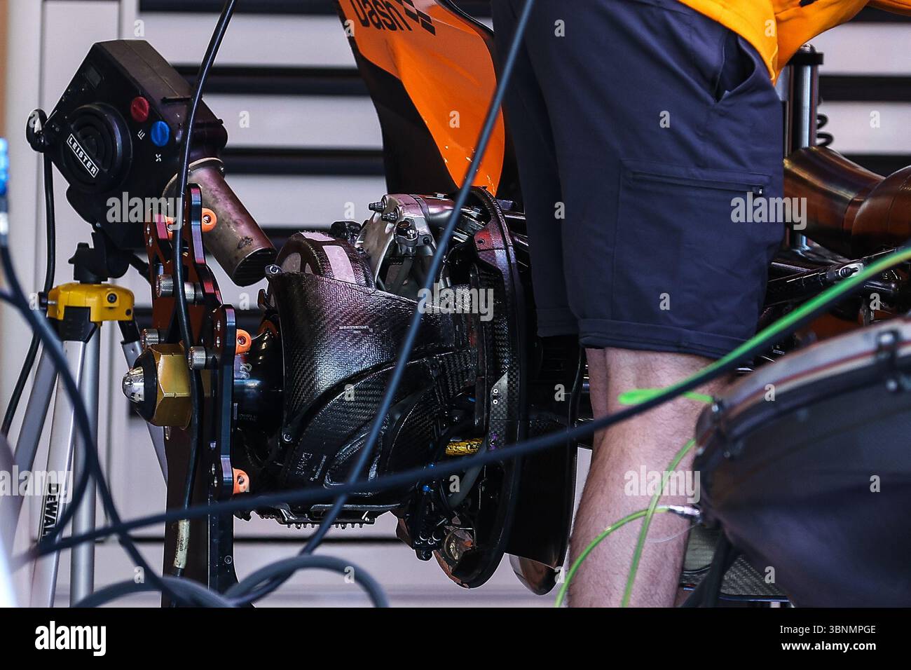 McLaren F1 Team MCL39, mechanical detail rear brake ducts during the ...