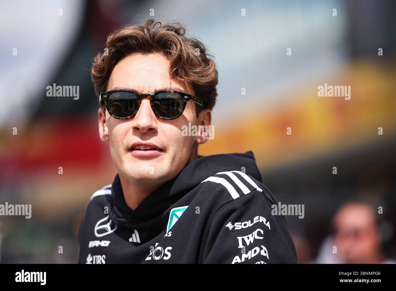 RUSSELL George (gbr), Mercedes AMG F1 Team W16, portrait during the Formula 1 Qatar Airways ...