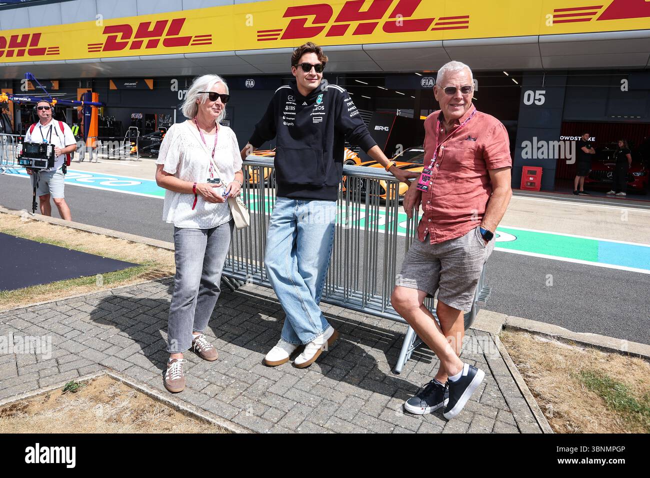 RUSSELL George (gbr), Mercedes AMG F1 Team W16, portrait and his ...