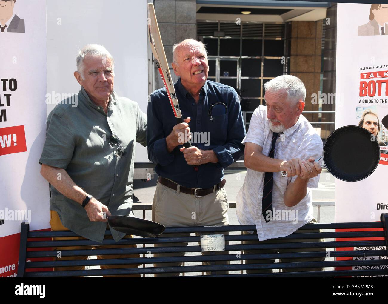 London.UK. L-R: Paul Jackson (producer of Bottom and The Young Ones ...