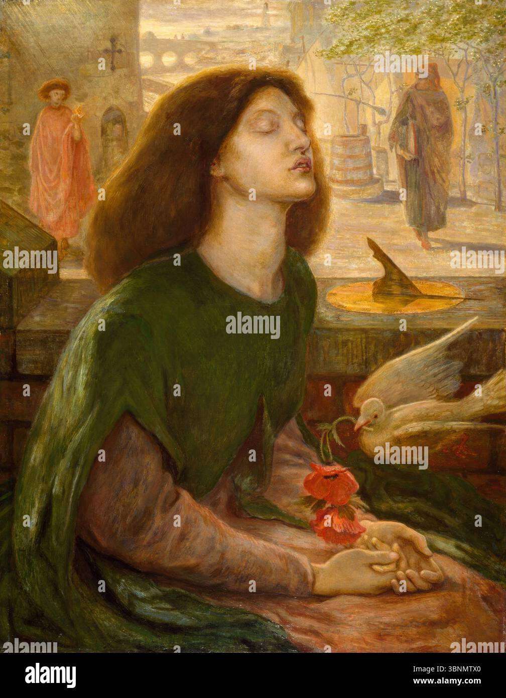 Beata Beatrix by Dante Gabriel Rossetti in 1877 Stock Photo - Alamy