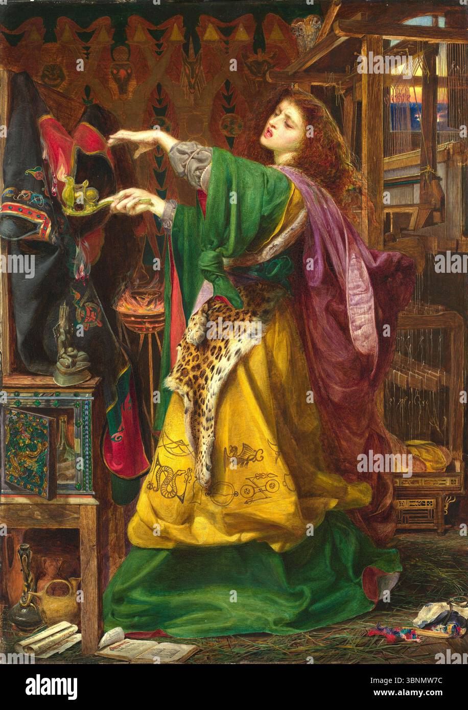 Morgan-le-Fay by Frederick Sandys in 1864 Stock Photo - Alamy