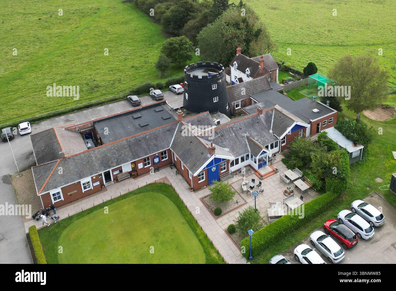 aerial view of Beverley & East Riding Golf Club Stock Photo - Alamy