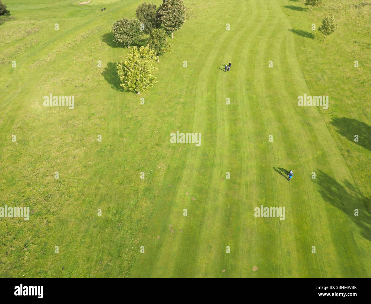 aerial view of Beverley & East Riding Golf Club Stock Photo - Alamy