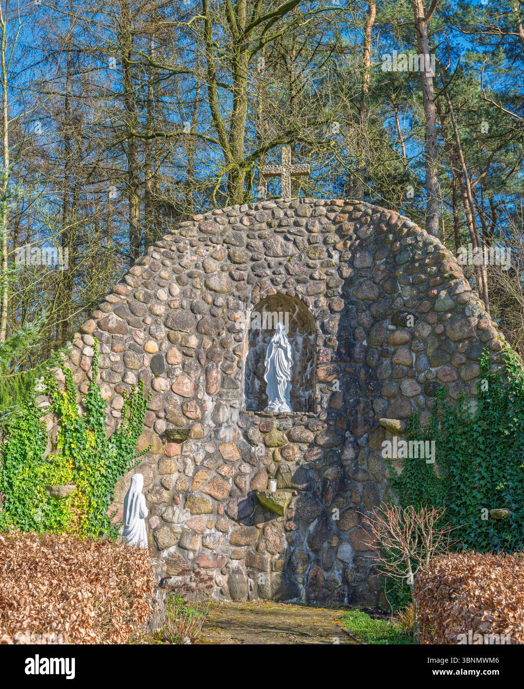 Religious memorial, Holy Mary Mother of God Stock Photo - Alamy
