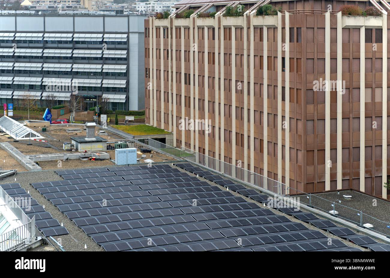 Solar panels roof switzerland hi-res stock photography and images - Alamy