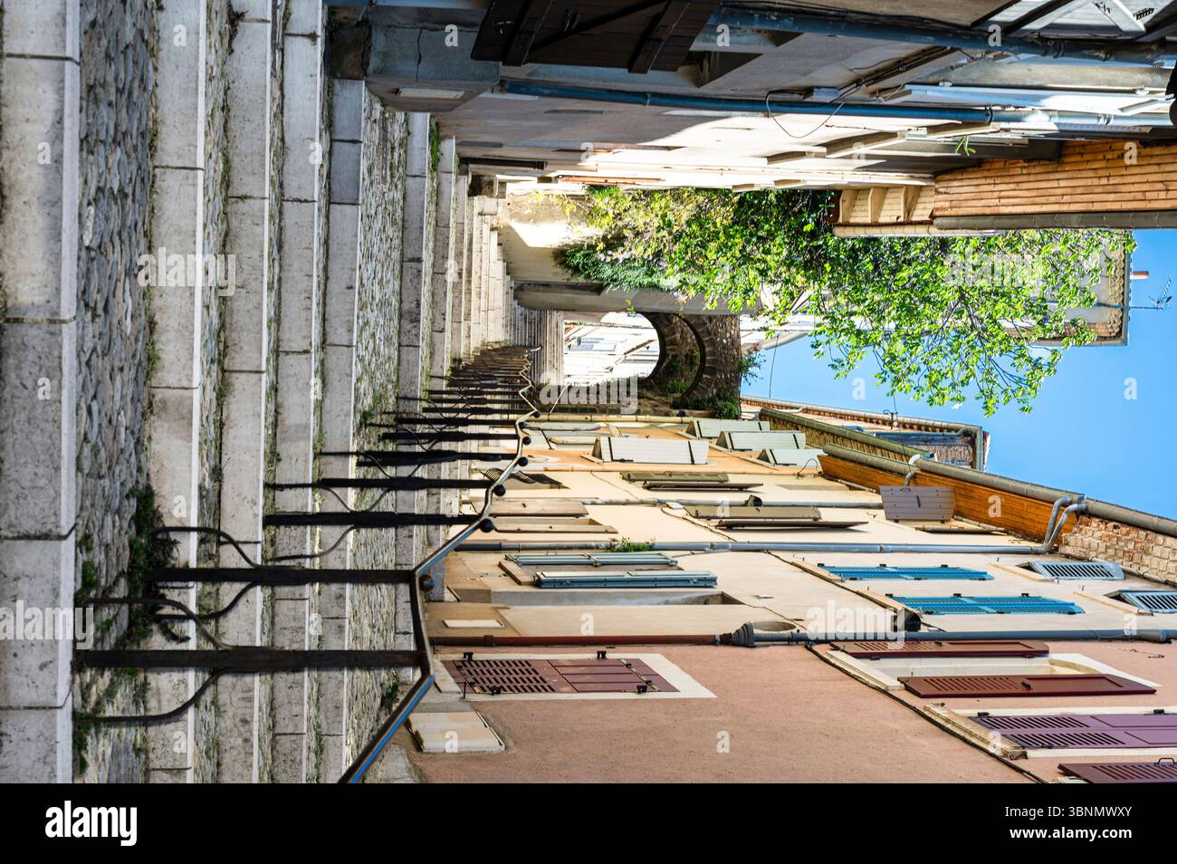 Staircase in old town hi-res stock photography and images - Alamy