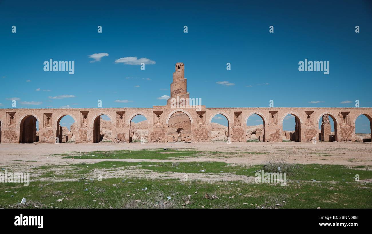 Ancient ruins in Abu Dulaf, Iraq, display remarkable brickwork and ...