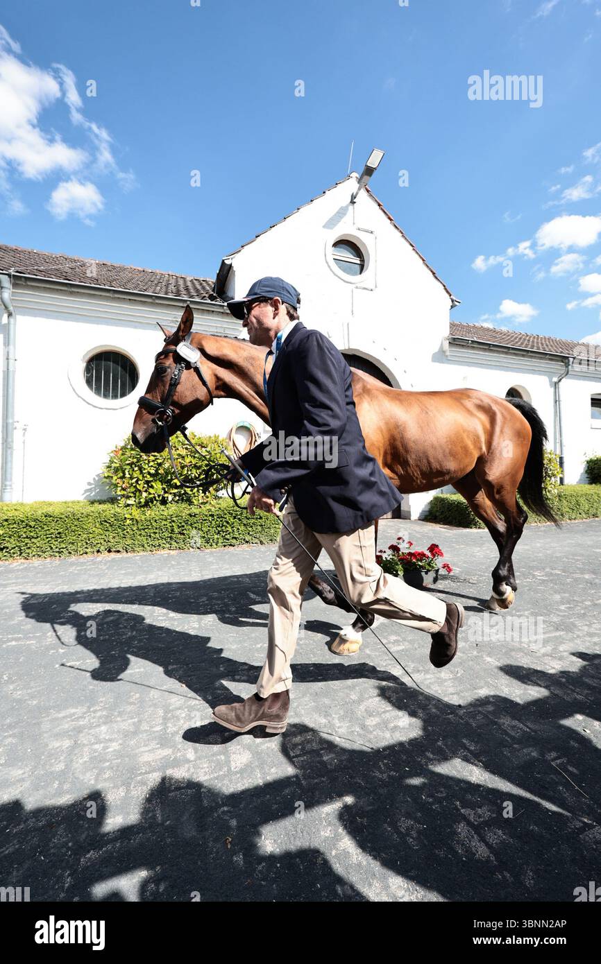 Phillip Dutton of United States of America with Denim during the first ...